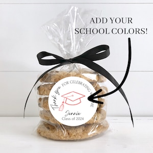 Personalized Graduation Sticker, Grad Thank You, Graduation Decoration ...