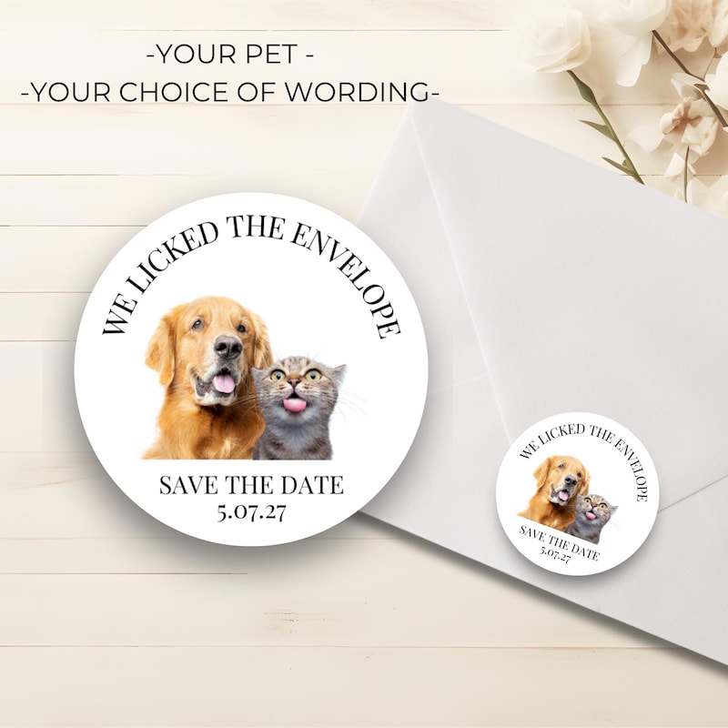 Custom Pet Wedding Invite - Etsy