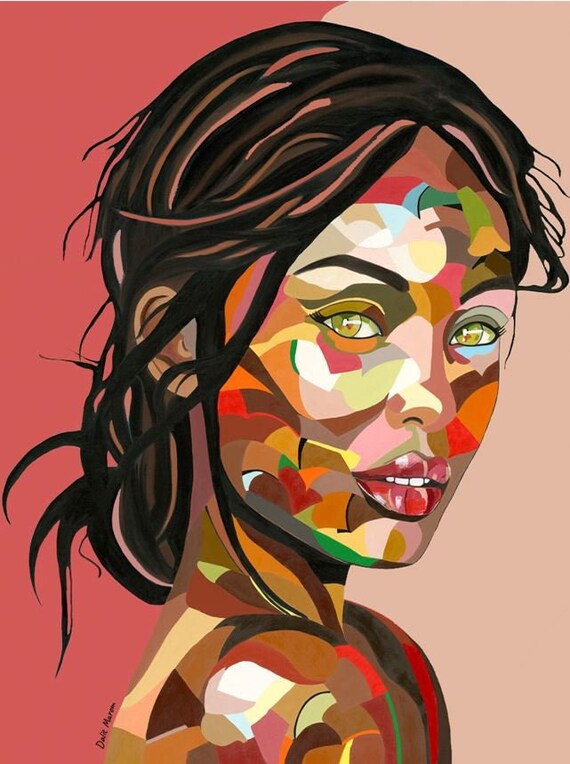 Abstract Self Portrait Painting Ideas