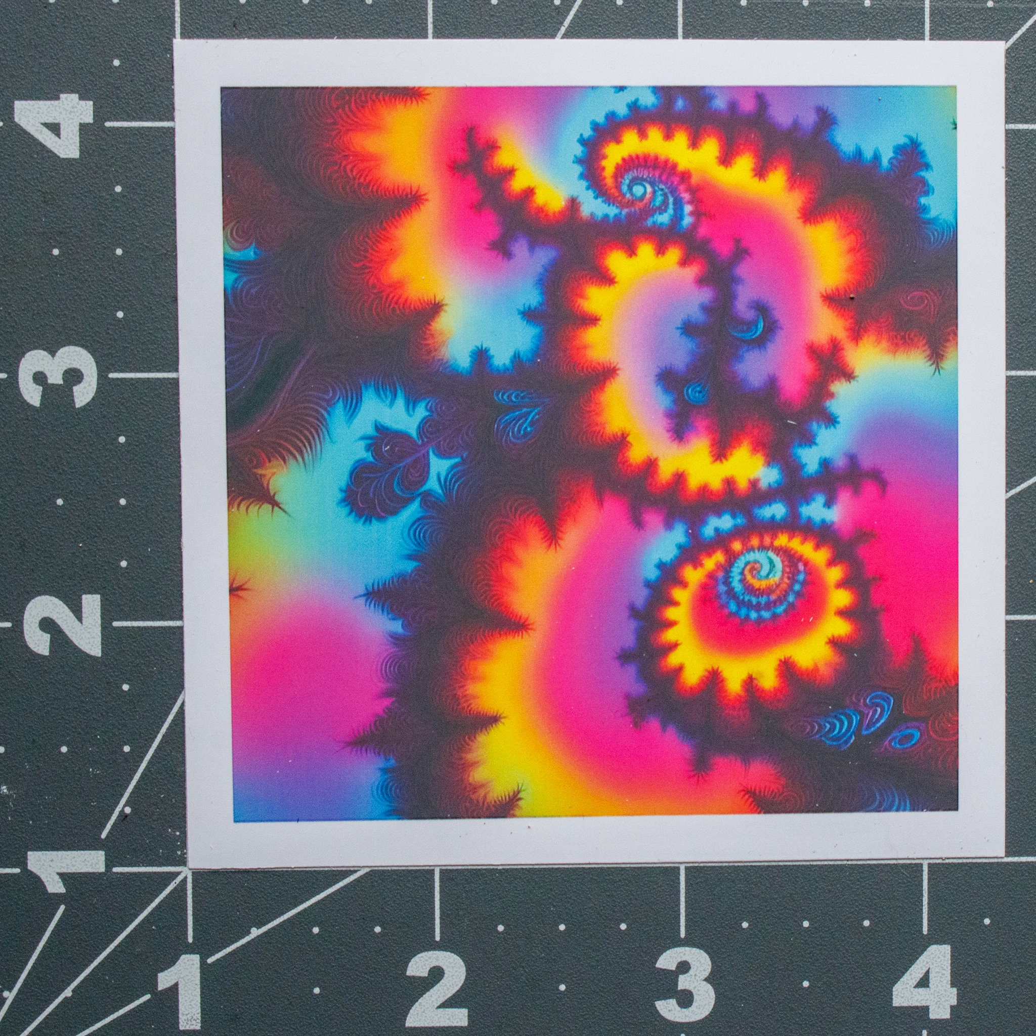 4 Square Fractal Sticker Pack SET OF 3 - Etsy