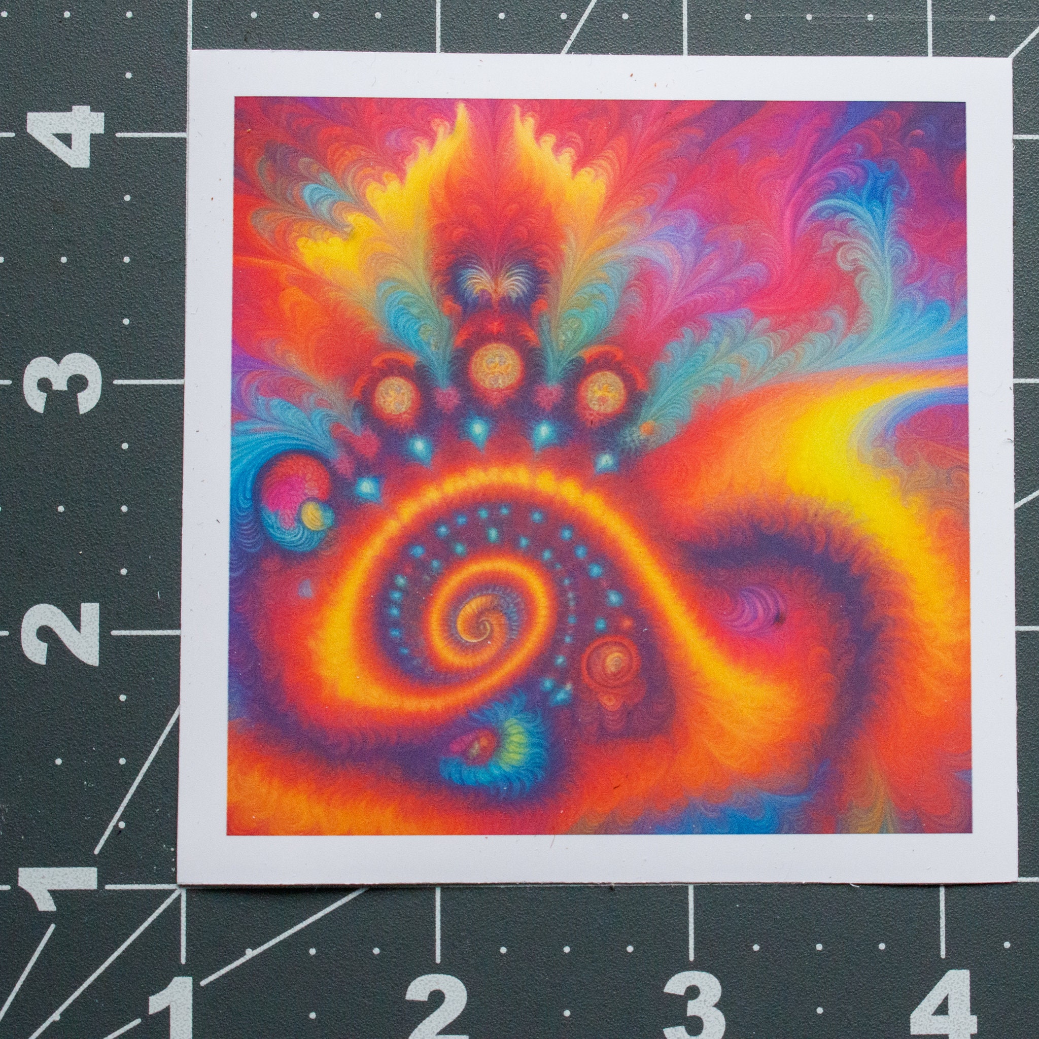 4 Square Fractal Sticker Pack SET OF 3 - Etsy