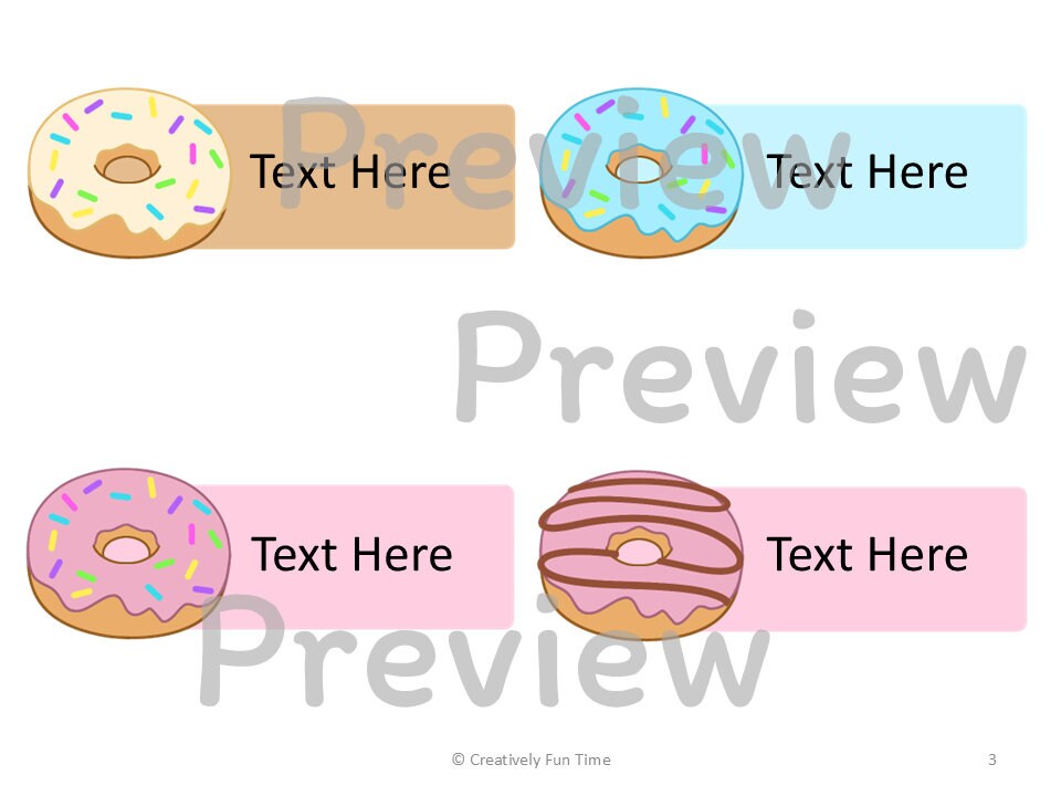 Editable Doughnut Name Tags: Printable Classroom Decor (PDF ...