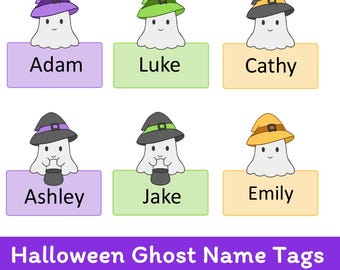 Classroom Name Tags Template Halloween | Editable | Printable ...