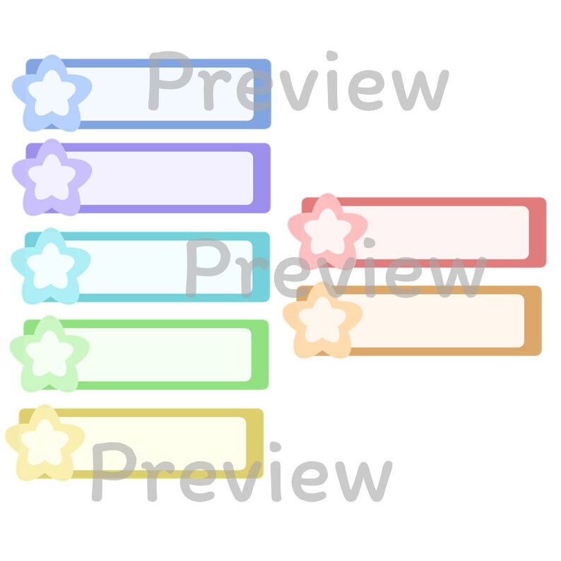 Editable Pastel Star Birthday Display - Etsy