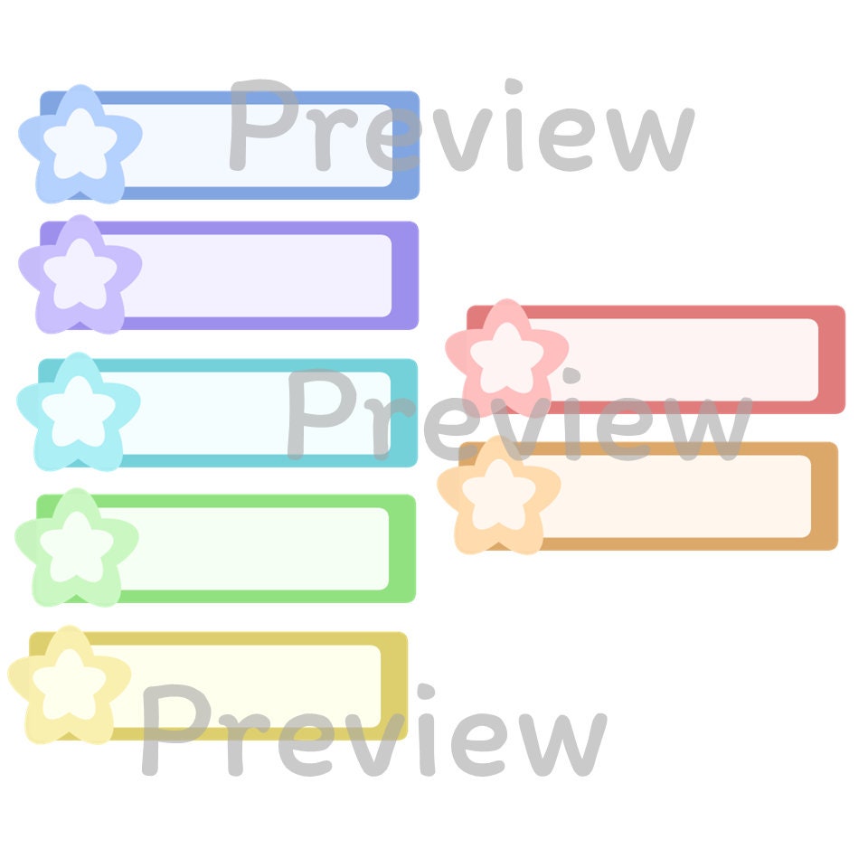 Editable Pastel Star Birthday Display - Etsy