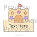 Editable Sand Castle Name Tags: Printable Classroom Decor (digital ...
