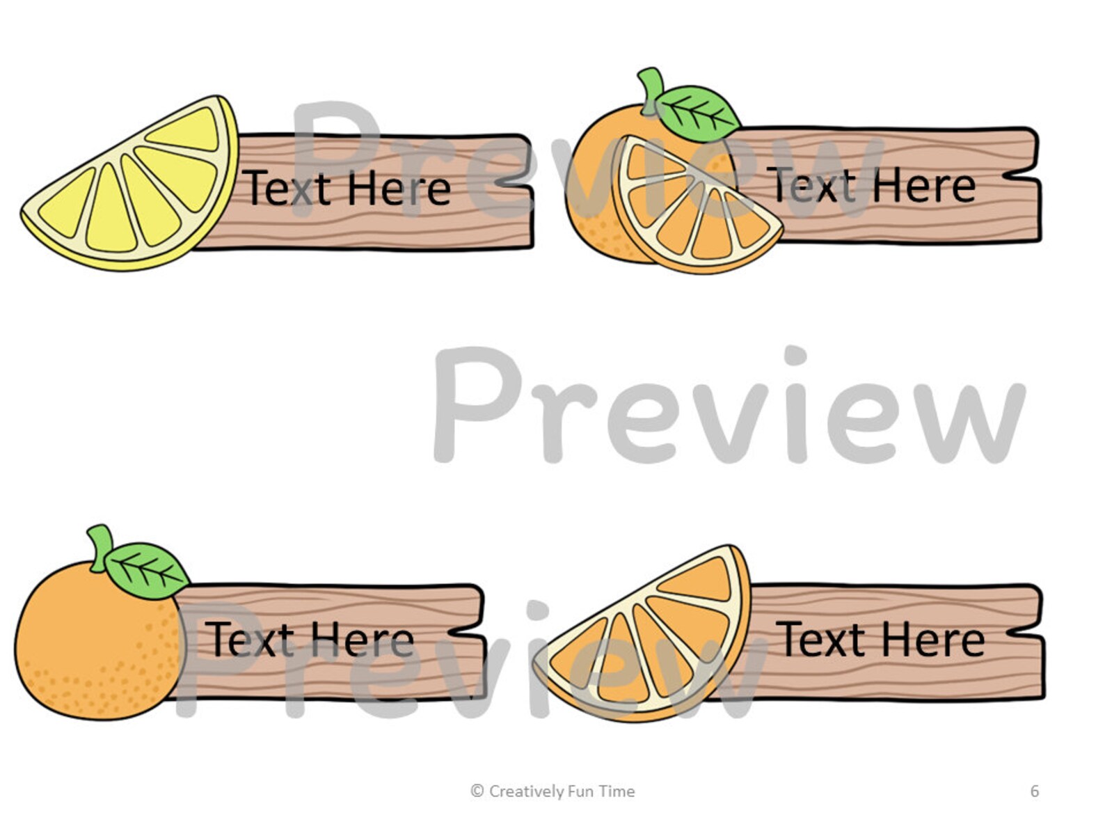 Editable Fruit Name Tags - Etsy