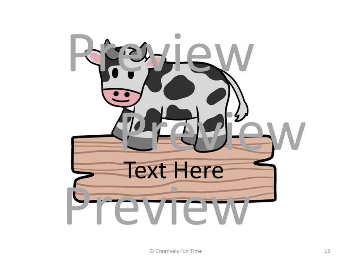 Editable Farm Animal Name Tags: Printable Classroom Decor (digital ...