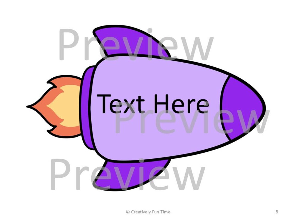 Editable Spaceship Name Tags: Printable Classroom Decor (digital ...