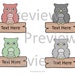 Editable Owl Name Tags: Printable Classroom Decor (digital Download ...