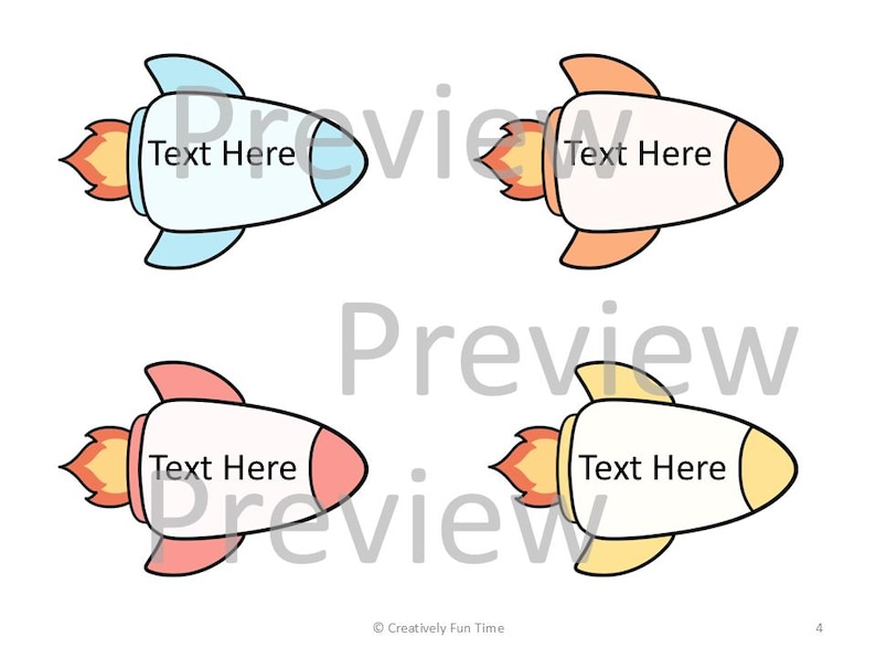 Editable Spaceship Name Tags: Printable Classroom Decor (digital ...
