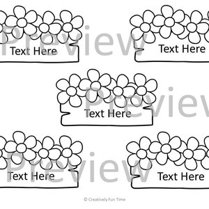 Editable Flower Name Tags: Classroom Labels (digital Product) - Etsy