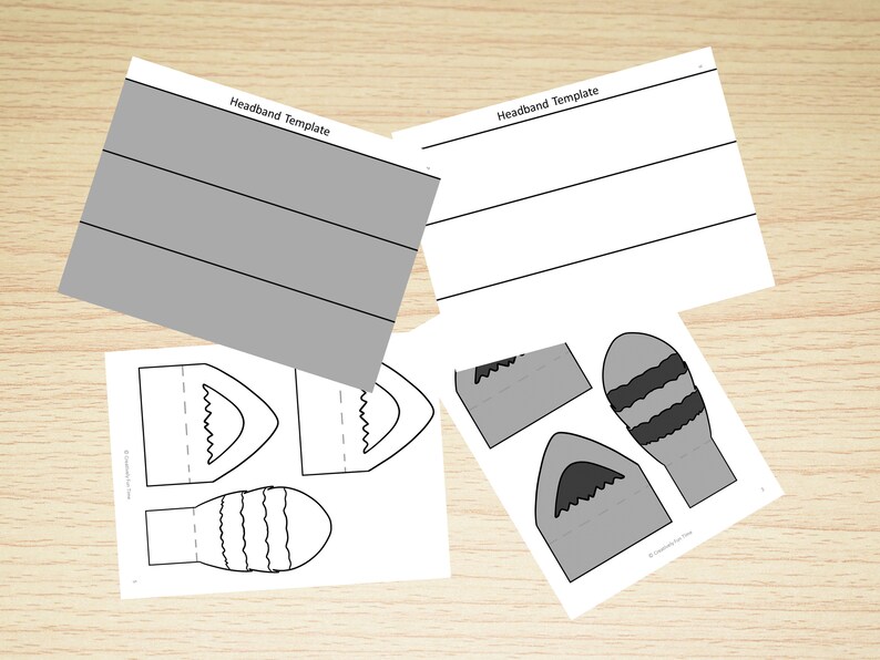 Printable Paper Animal Hat Racoon Ears and Tail - Etsy