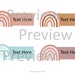 Editable Boho Rainbow Name Tags: Printable Classroom Decor (digital ...