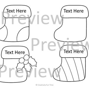 Editable Christmas Stocking Name Tags: Printable Classroom Decor (PDF ...