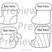 Editable Christmas Stocking Name Tags: Printable Classroom Decor (PDF ...