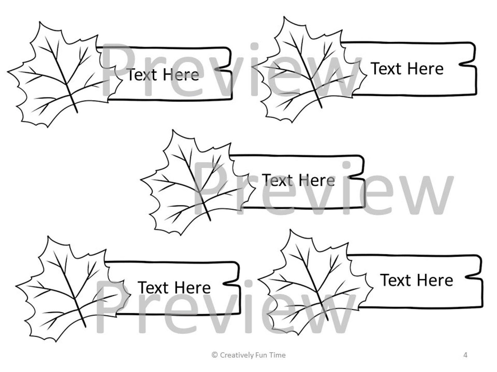 Autumn Leaves Name Tags: Editable Printable Classroom Decor (digital ...