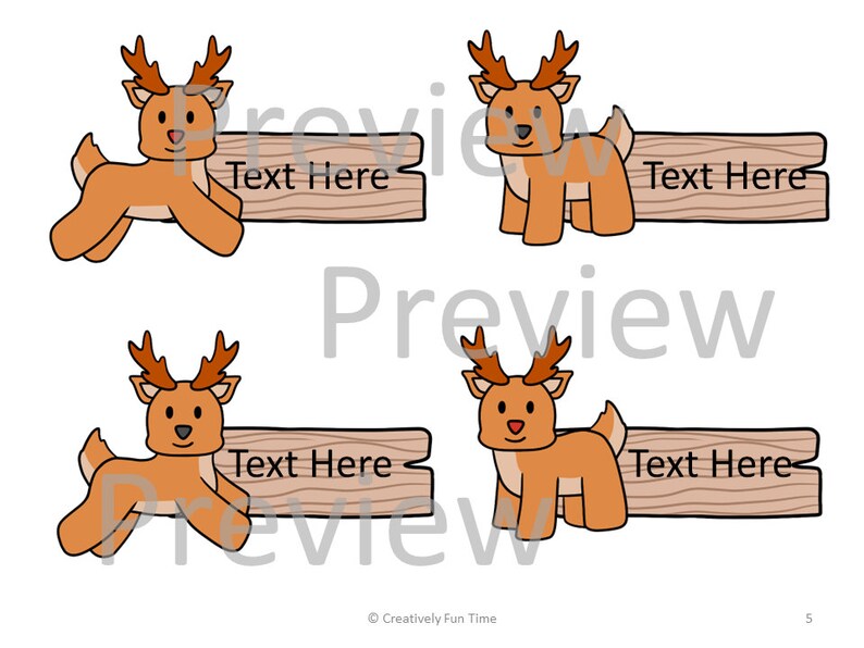 Editable Reindeer Name Tags: Printable Classroom Bulletin Board Decor ...