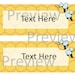 Editable Bee Name Tags: Printable Classroom Decor (digital Product Only ...