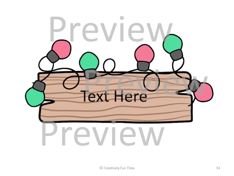 Editable Christmas Lights Name Tags: Printable Classroom Decor (PDF ...