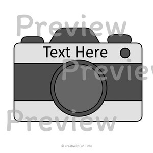 Camera Name Tags: Editable Printable Classroom Decor (digital Product ...