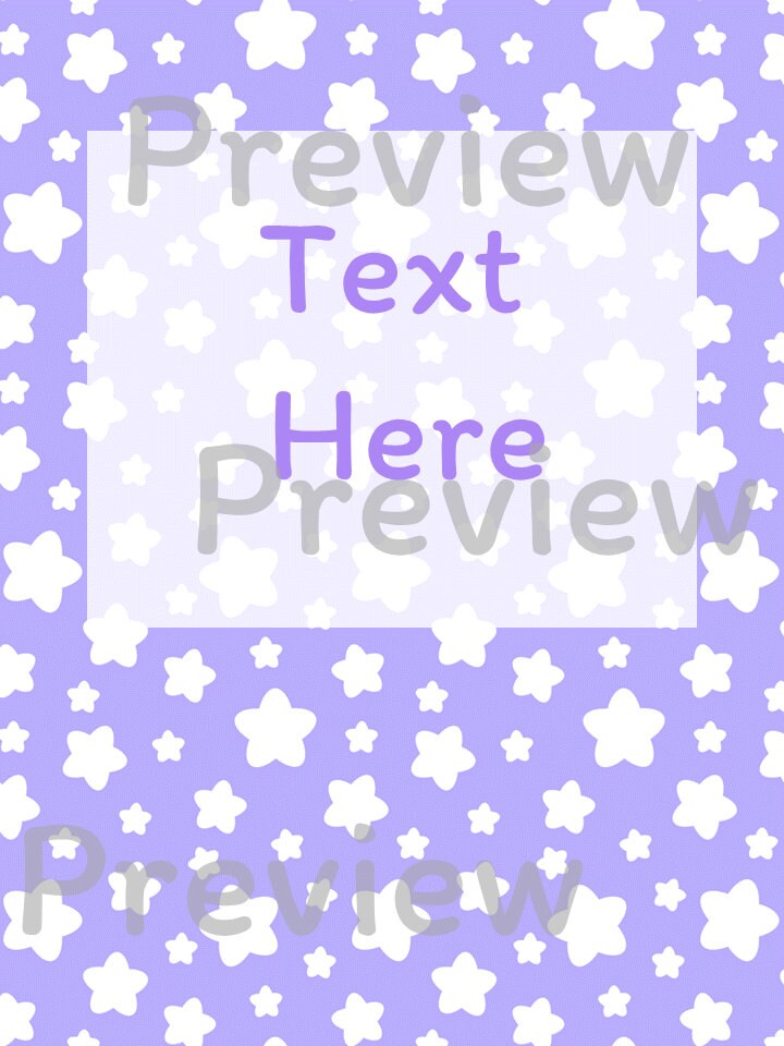 Editable Pastel Star Binder and Spine Covers - Etsy