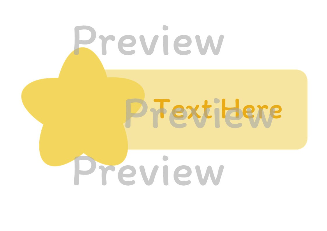 Editable Rainbow Pastel Star Name Tags - Etsy