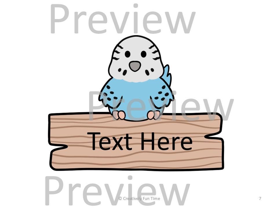 Editable Cute Bird Name Tags, Cute Printable Name Plates for Bulletin ...