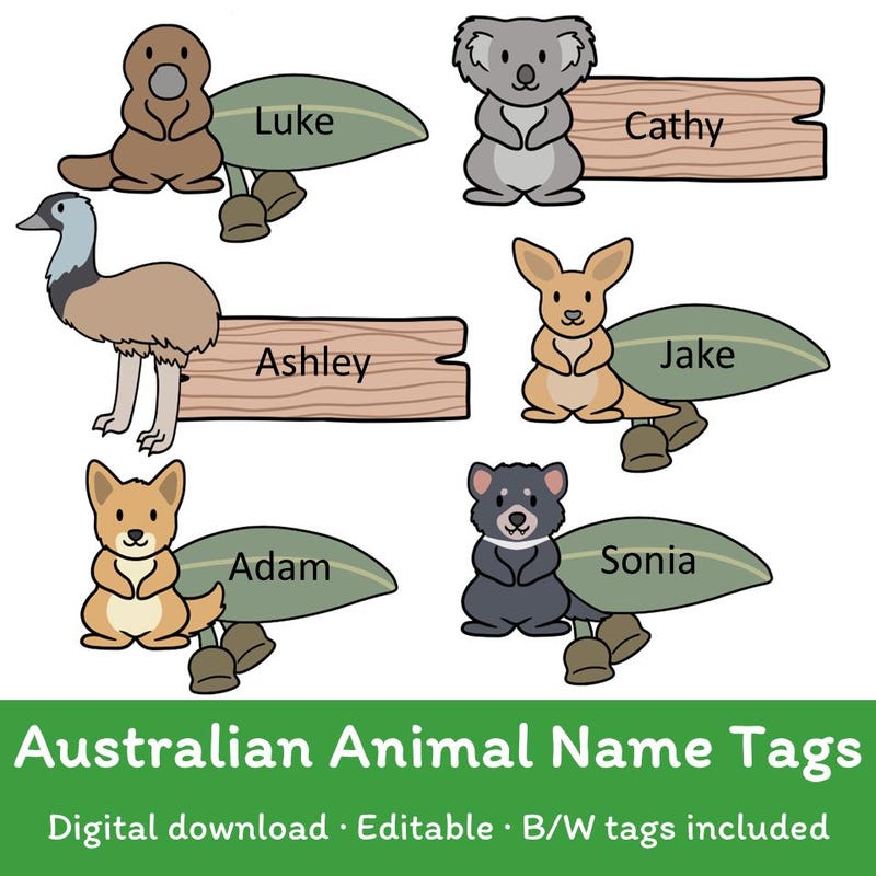 Australian Animals - Etsy Australia