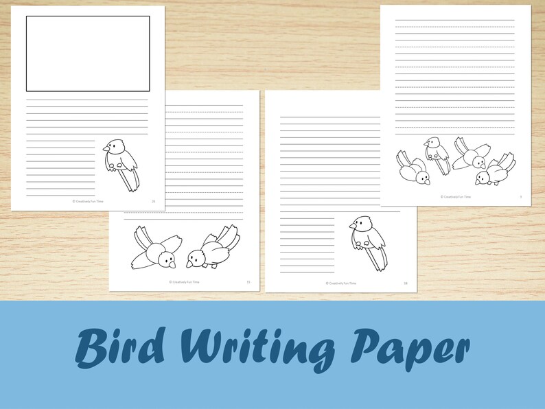 Printable Bird Themed Writing Paper - Etsy