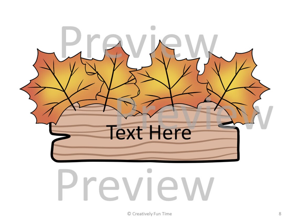 Autumn Leaves Name Tags: Editable Printable Classroom Decor (digital ...