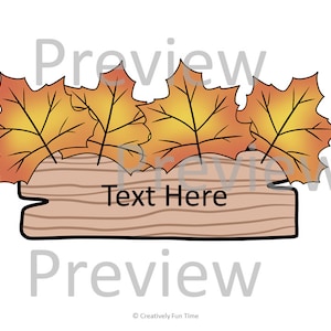 Autumn Leaves Name Tags: Editable Printable Classroom Decor (digital ...