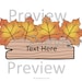 Autumn Leaves Name Tags: Editable Printable Classroom Decor (digital ...