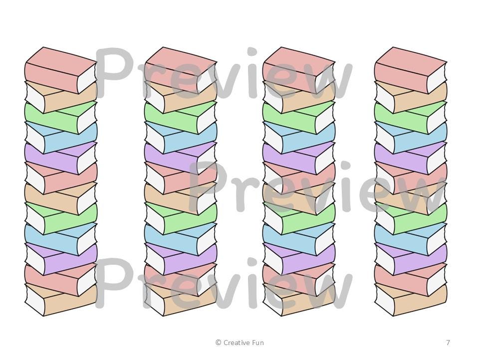Printable Book Bookmarks, Coloring Activity - Etsy