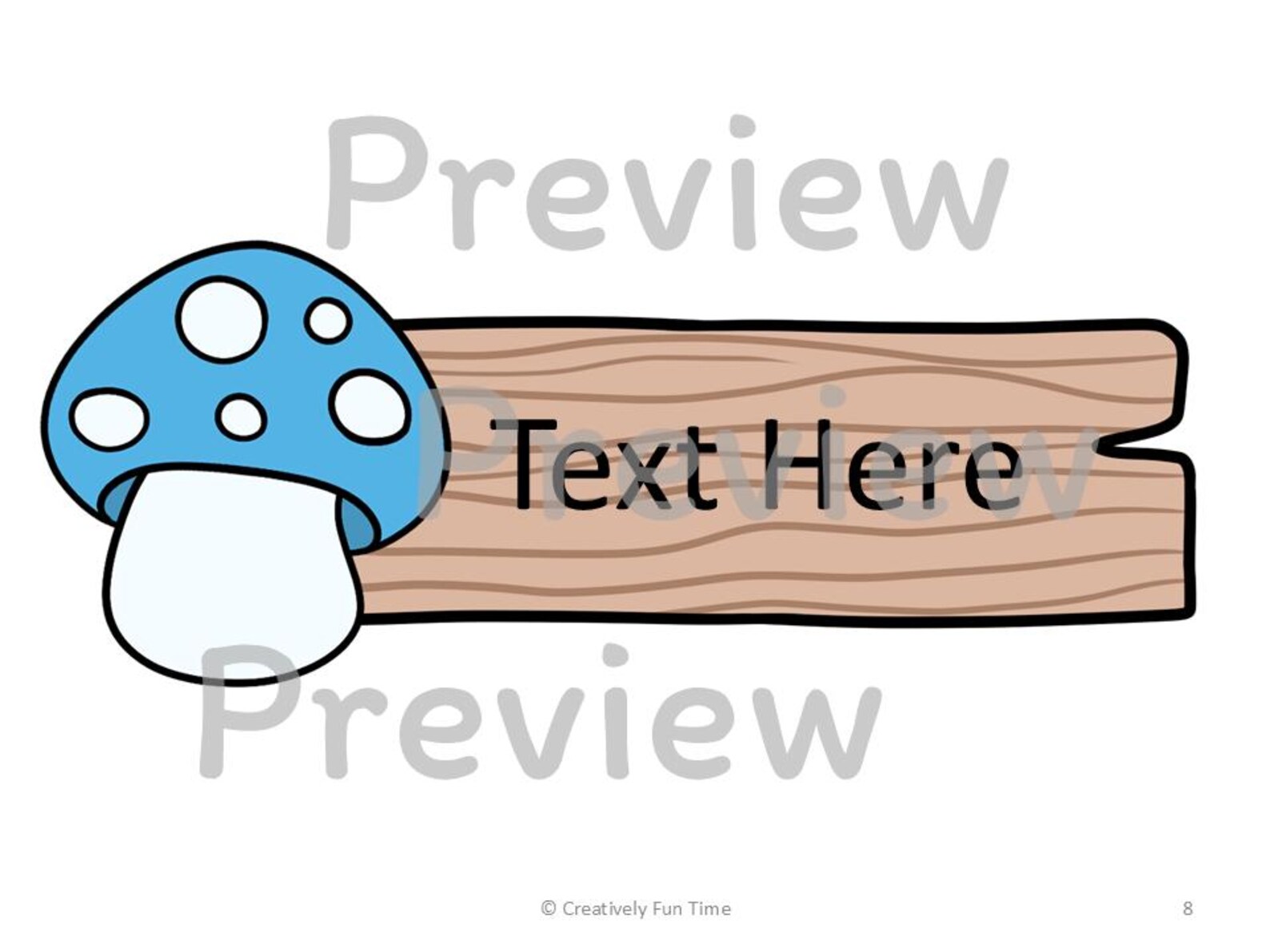 Editable Mushroom Name Tags: Printable Classroom Decor (PDF ...