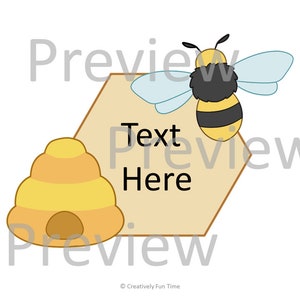 Editable Bee Name Tags: Printable Classroom Decor (digital Product Only ...