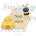 Editable Bee Name Tags: Printable Classroom Decor (digital Product Only ...
