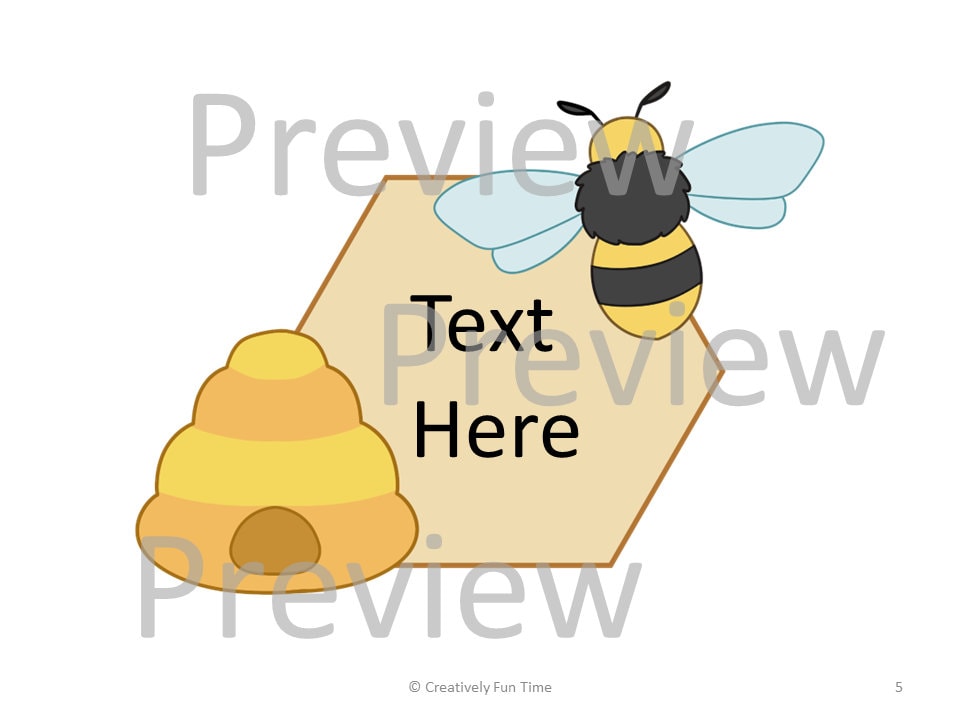 Editable Bee Name Tags: Printable Classroom Decor (digital Product Only ...