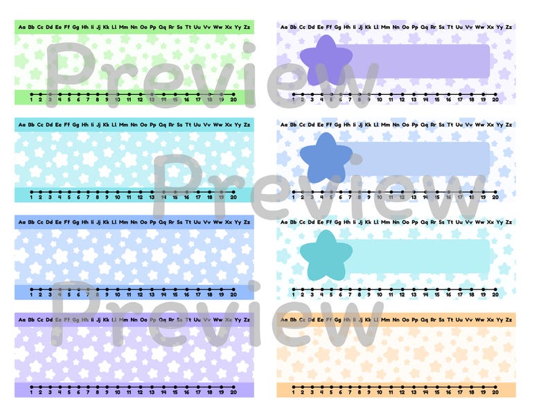 Pastel Star Classroom Decor Bundle | Editable Digital Download for ...