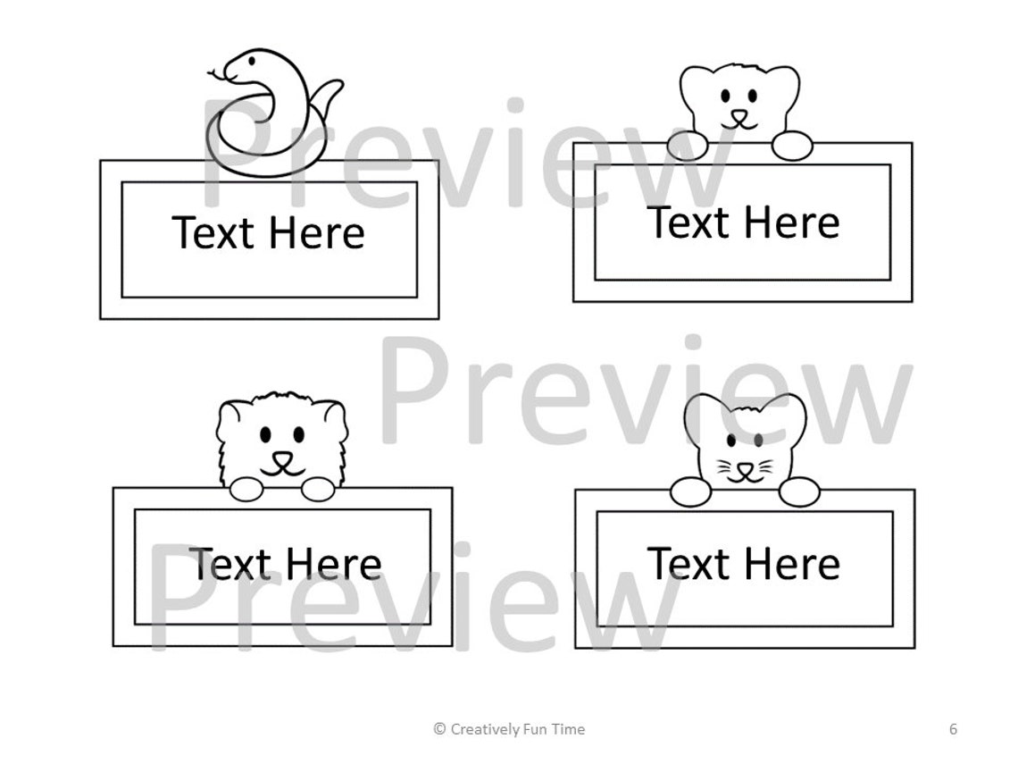 Editable Pet Name Tags: Printable Classroom Decor (digital Download ...