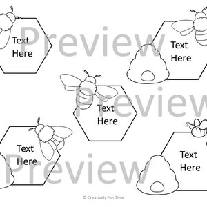Editable Bee Name Tags: Printable Classroom Decor (digital Product Only ...