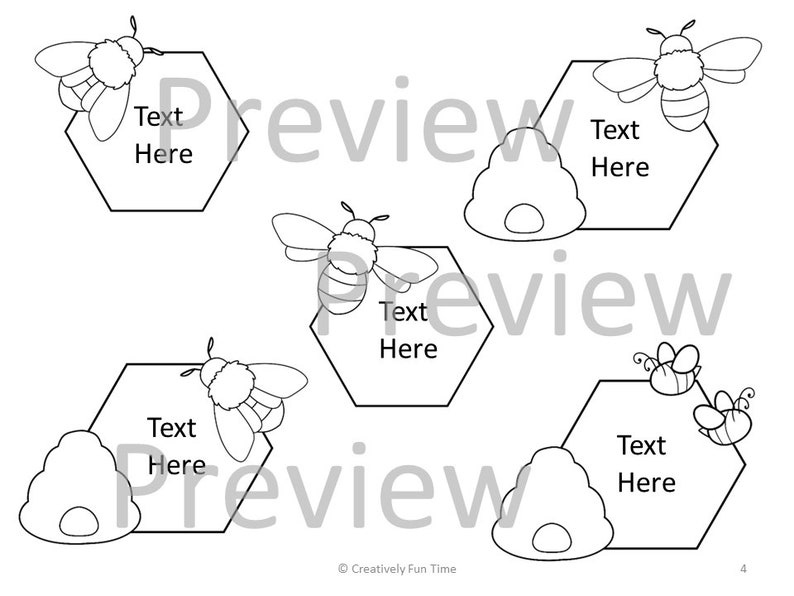 Editable Bee Name Tags: Printable Classroom Decor (digital Product Only ...