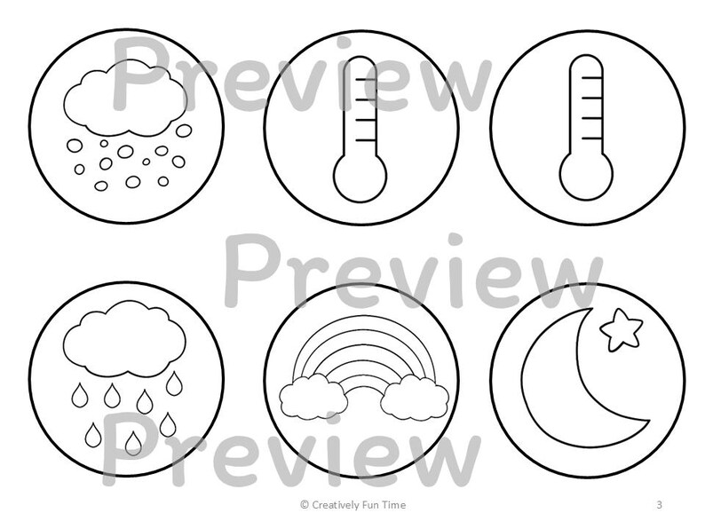 Printable Weather Popsicle Stick Puppets - Etsy