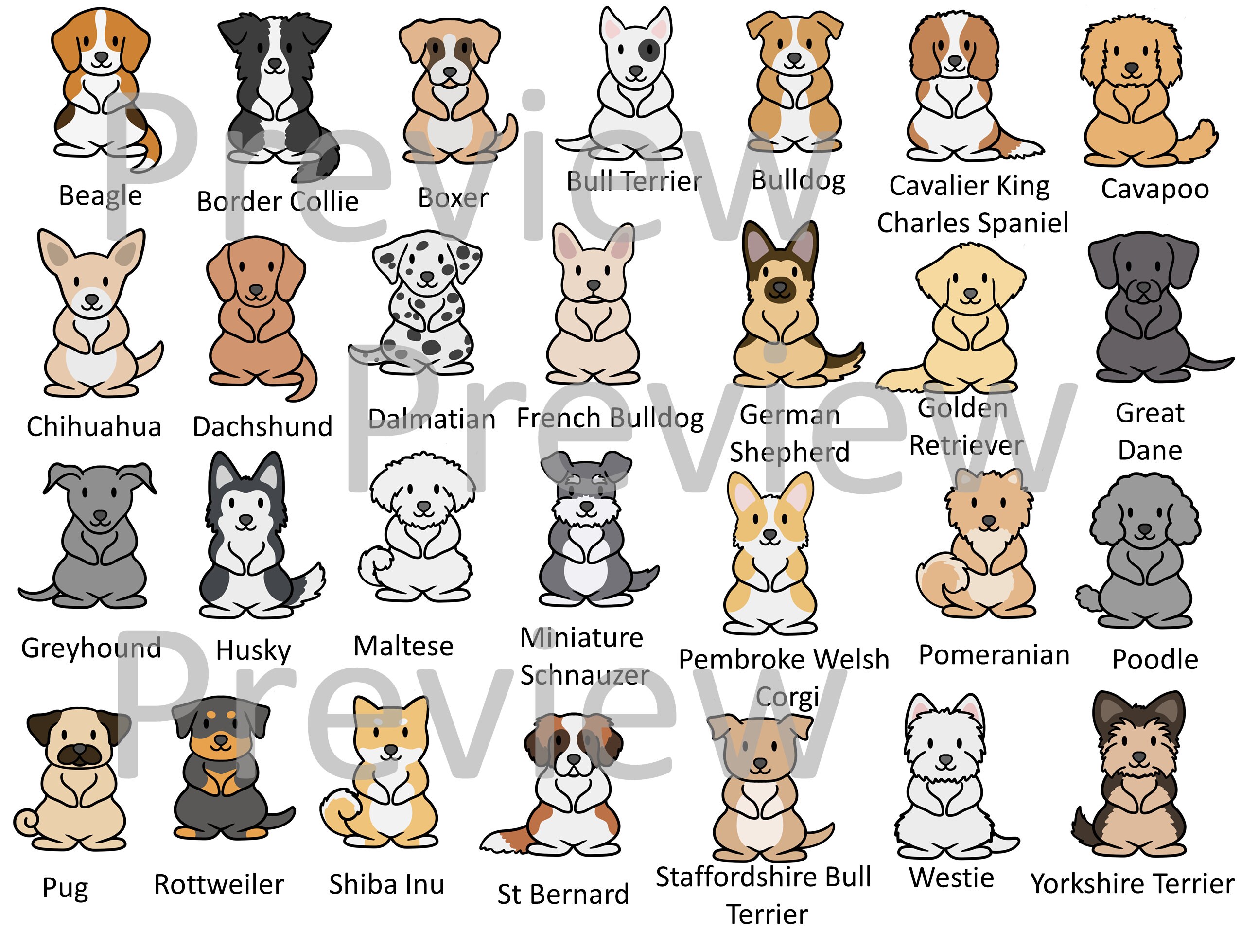 Editable Dog Name Tags - Etsy