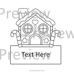 Editable Gingerbread House Name Tags: Printable Classroom Decor (PDF ...