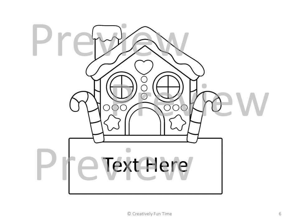 Editable Gingerbread House Name Tags: Printable Classroom Decor (PDF ...