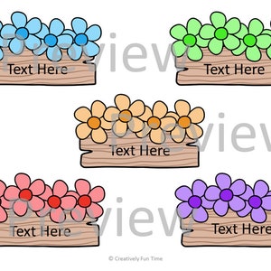 Editable Flower Name Tags: Classroom Labels (digital Product) - Etsy