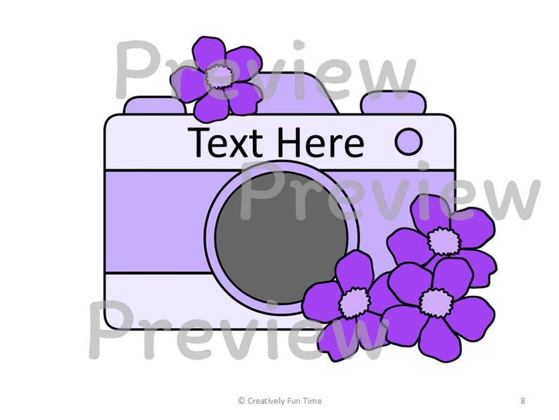 Camera Name Tags: Editable Printable Classroom Decor (digital Product ...