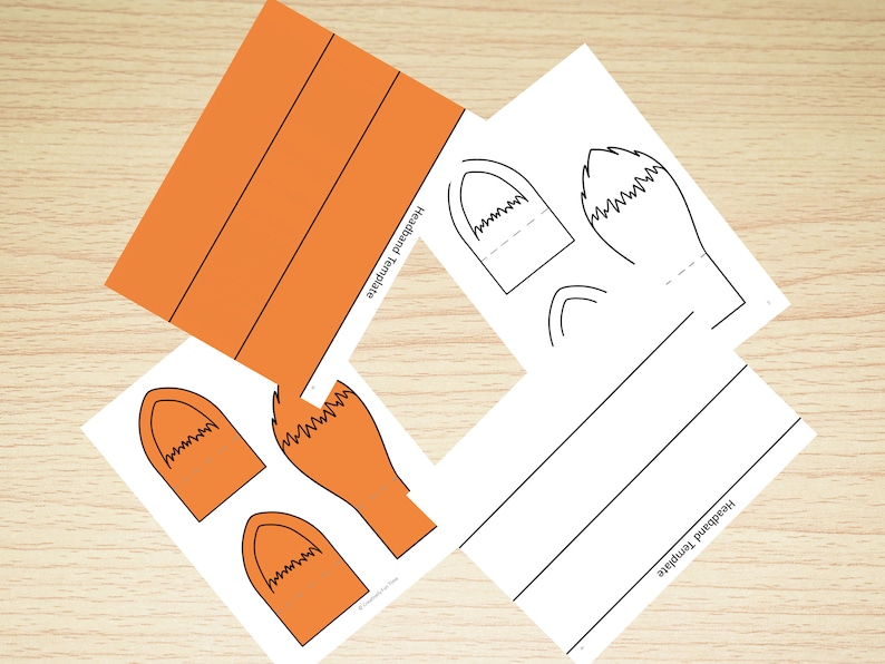 Printable Paper Animal Hat Fox Ears and Tail - Etsy