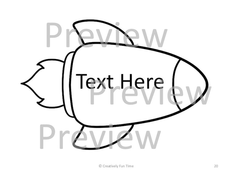 Editable Spaceship Name Tags: Printable Classroom Decor (digital ...
